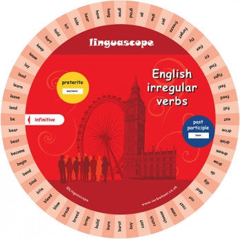 English Irregular Verb Wheel | Verb Wheels Ireland
