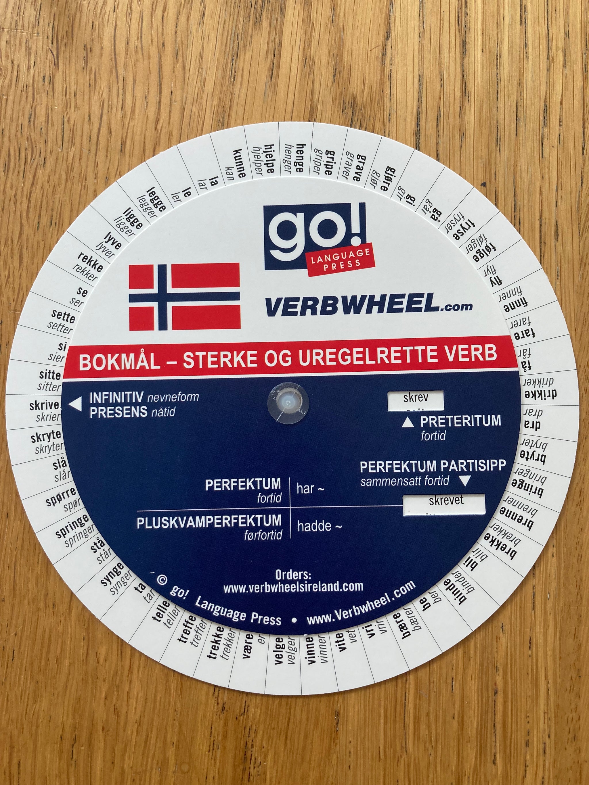 Swedish Verb Wheel | Verb Wheels Ireland
